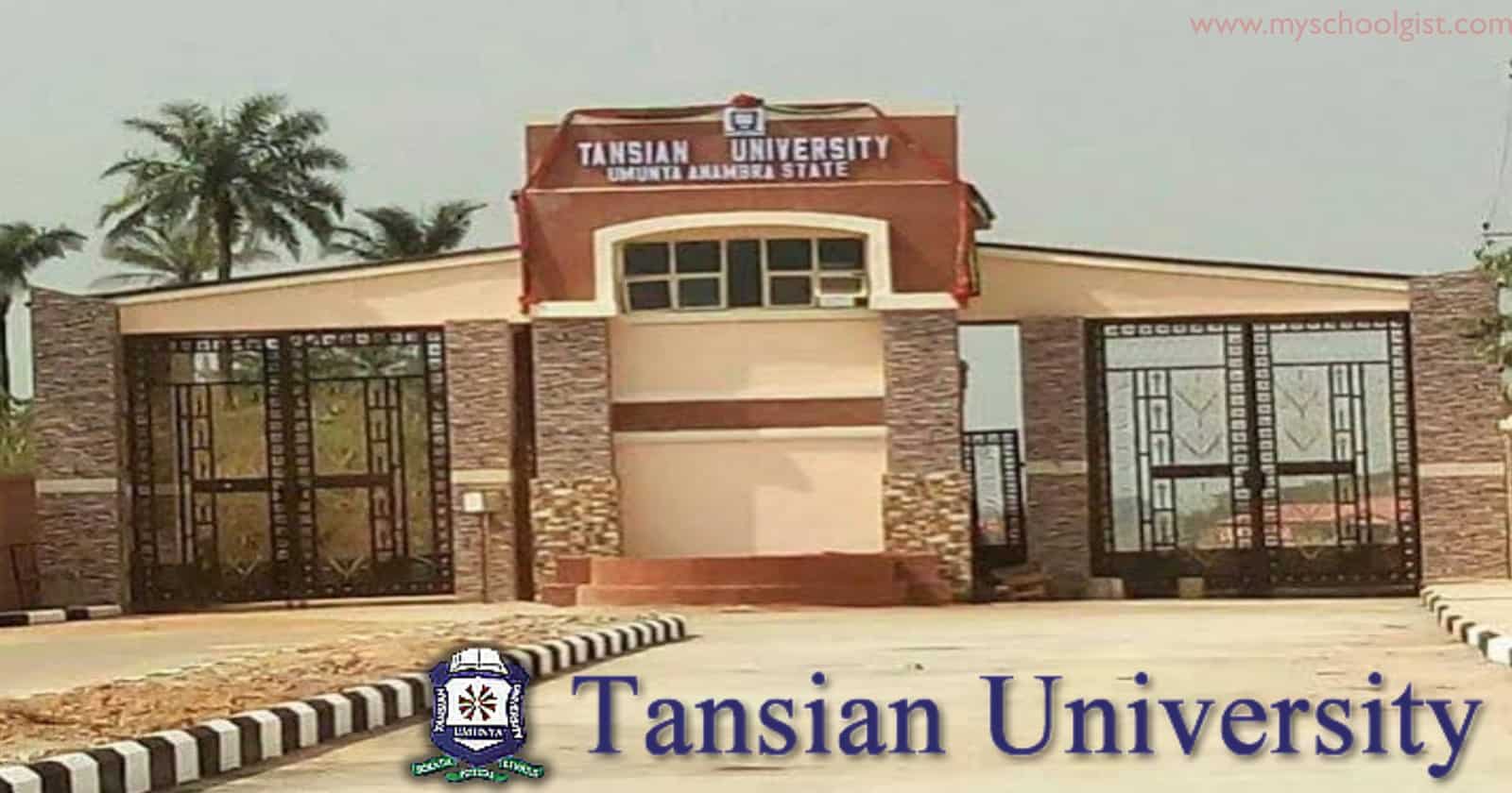 Tansian University School Fees: See Payment Procedures - School Noble